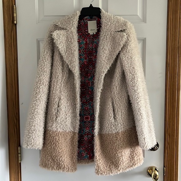 elevenses | Jackets & Coats | Anthropologie Sherpa Coat By Elevenses ...